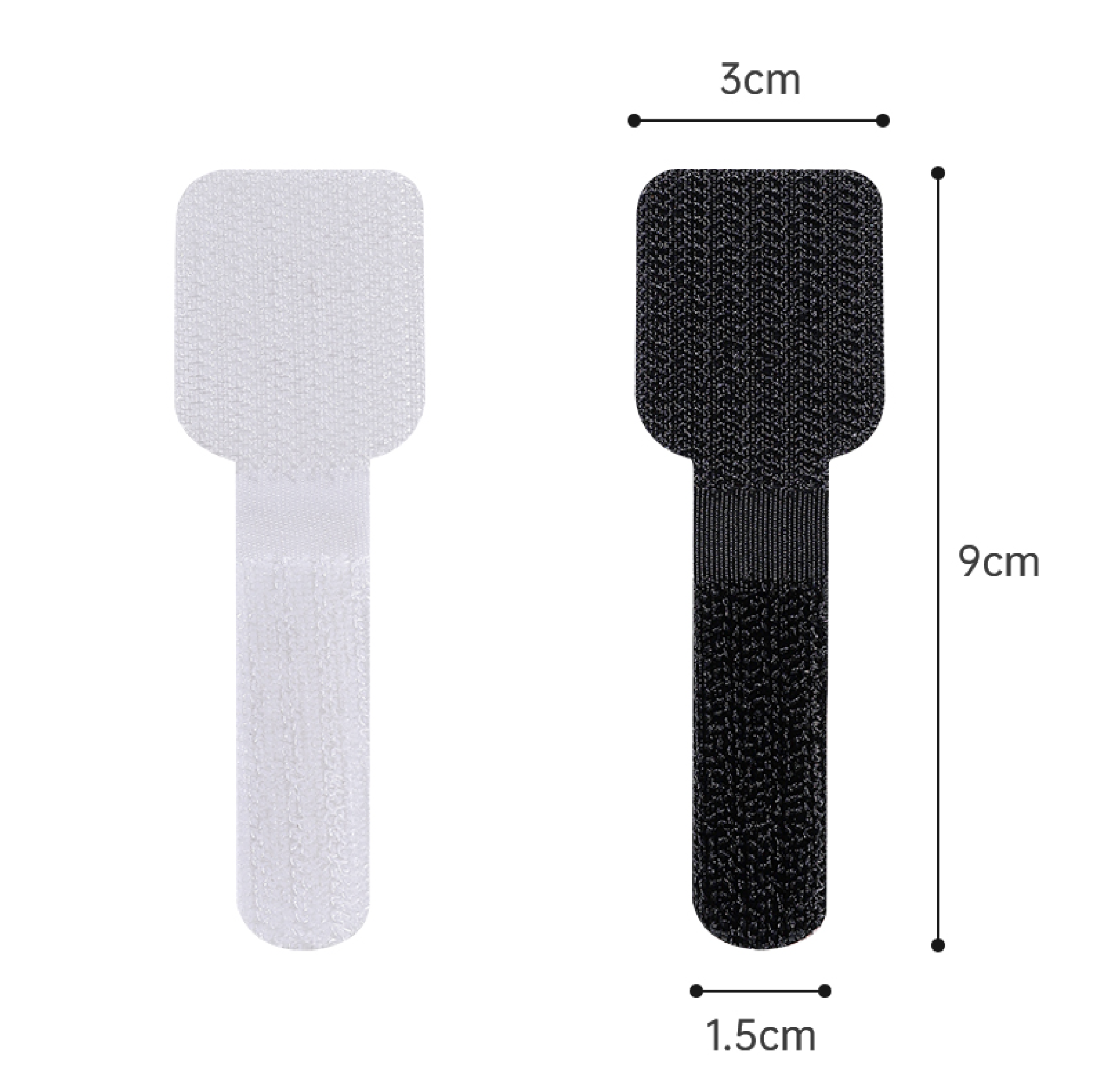 კაბელების კედლის სამაგრი ლენტი - 10 ცალი - Setups.ge