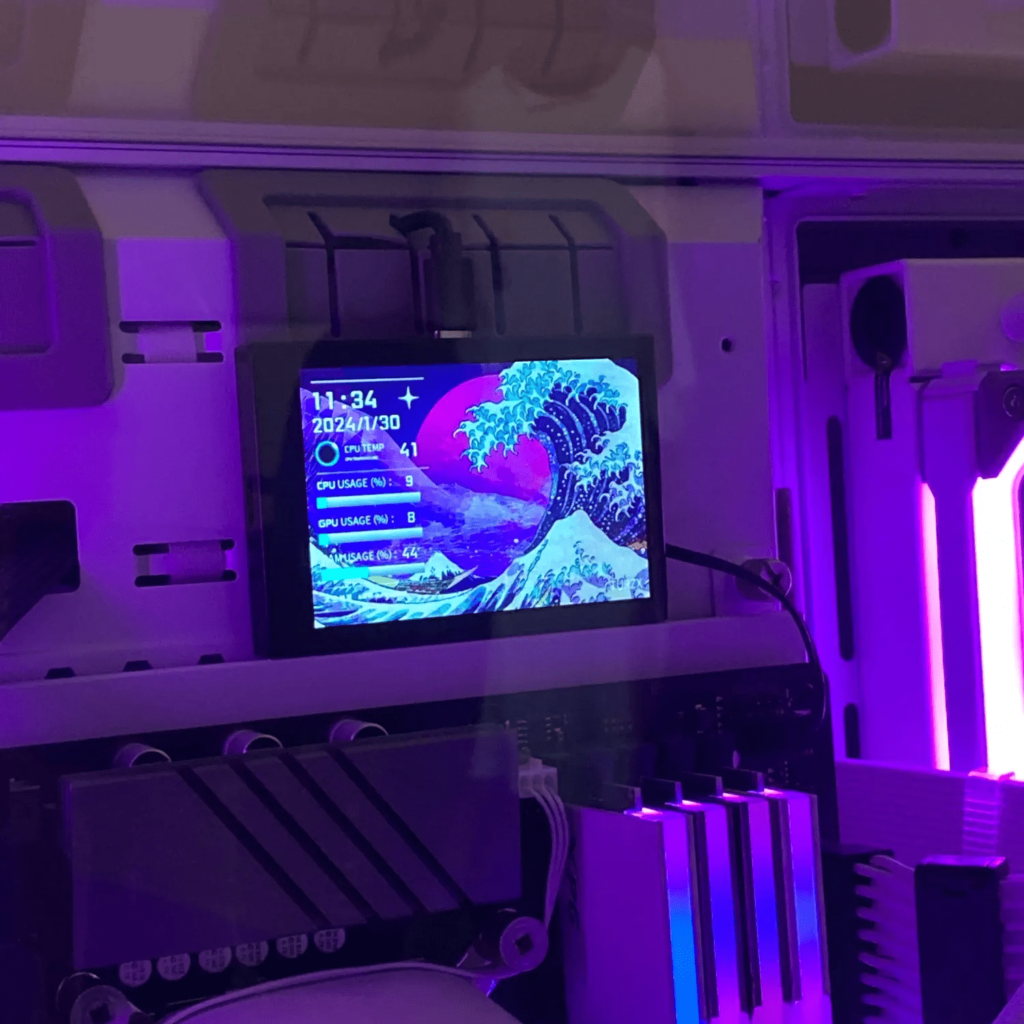 კომპიუტერის პარამეტრების დისპლეი - Setups.ge